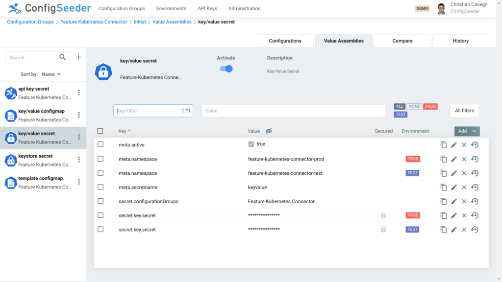 Kubernetes Configuration Management Tool | ConfigSeeder